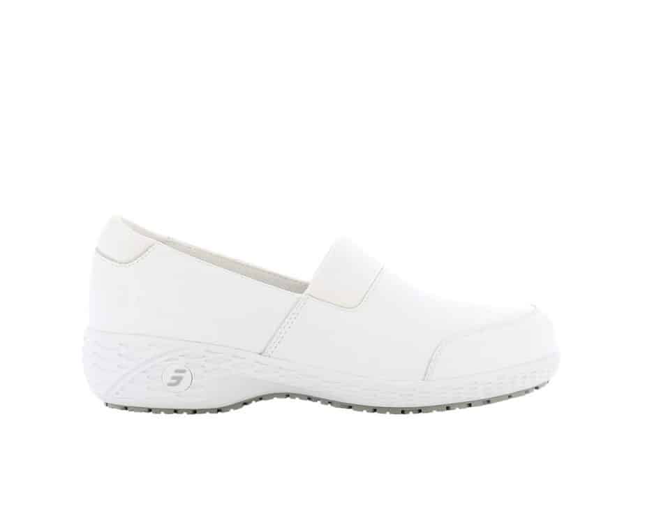 'Lisbeth' Slip-on Leather Nursing Shoes O2